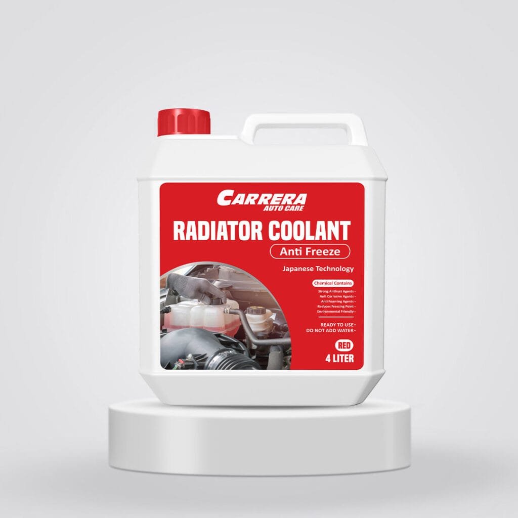 Buy Carrera Red Coolant 4 Liter (Anti-Freeze) in Pakistan - MotorCars
